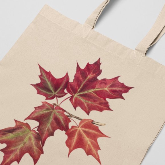 Outfit Bits | Bags | Autumn Maple Leaves Vintage Watercolor Botanical ...
